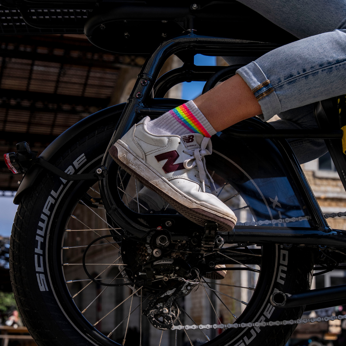 Le meilleur vélo électrique cargo biplace compact Elwing Ritmic Duo