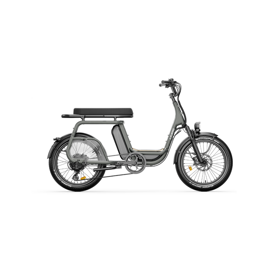 Le meilleur vélo électrique cargo biplace compact Elwing Ritmic Duo